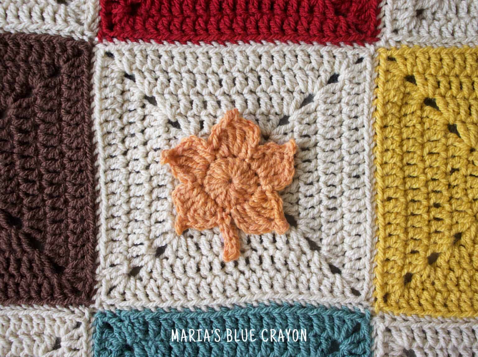 Crochet Maple Leaf Pattern - Maria's Blue Crayon
