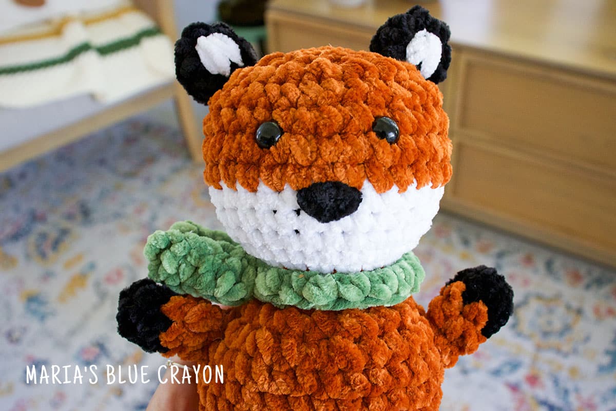 Cute And Easy Amigurumi Fox Crochet Pattern - Maria's Blue Crayon