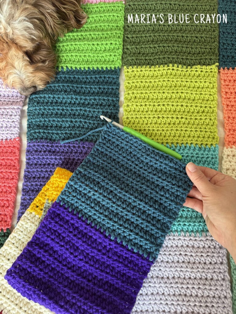 Crochet Scrap Blanket: Easy And Fun Project For Beginners - Maria's ...